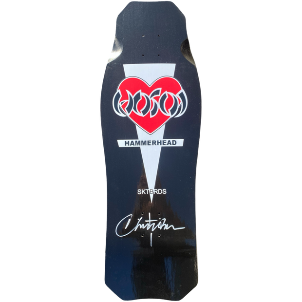 Hosoi Heart Logo Limited Deck Signed– 10.5"x31" – Select Skate Shop