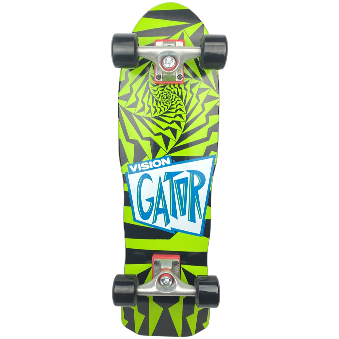 Vision Gator II Mini Cruiser Complete Black/Green - 8"x28.75" – Select ...