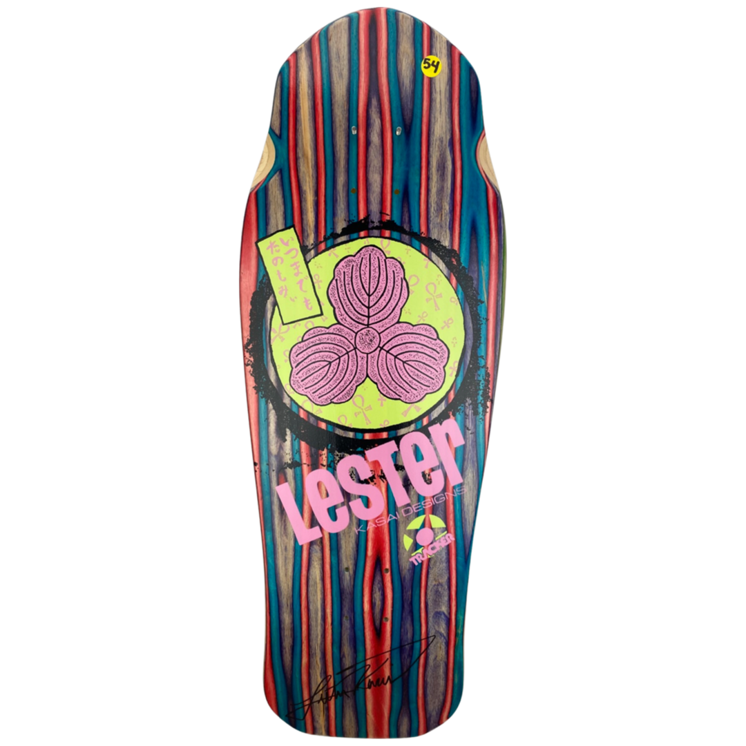 Tracker Lester Kasai Signed Oak Leaf Swirl -#54 Limited Deck - 10 3/8 ...