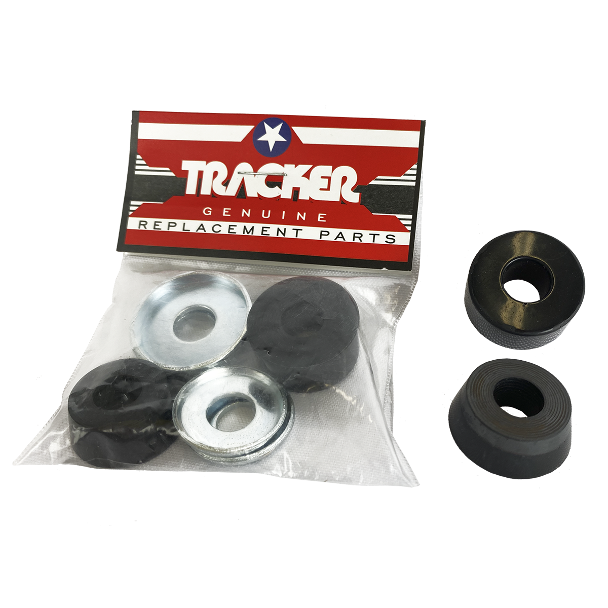Tracker Classic Bushing Kit-Black (for 2 Trucks) – Select Skate Shop